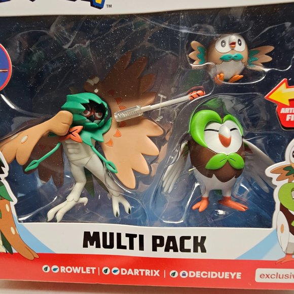 Nintendo | Toys | New Pokemon Multi Pack Arrow Launching Action Rowlet ...